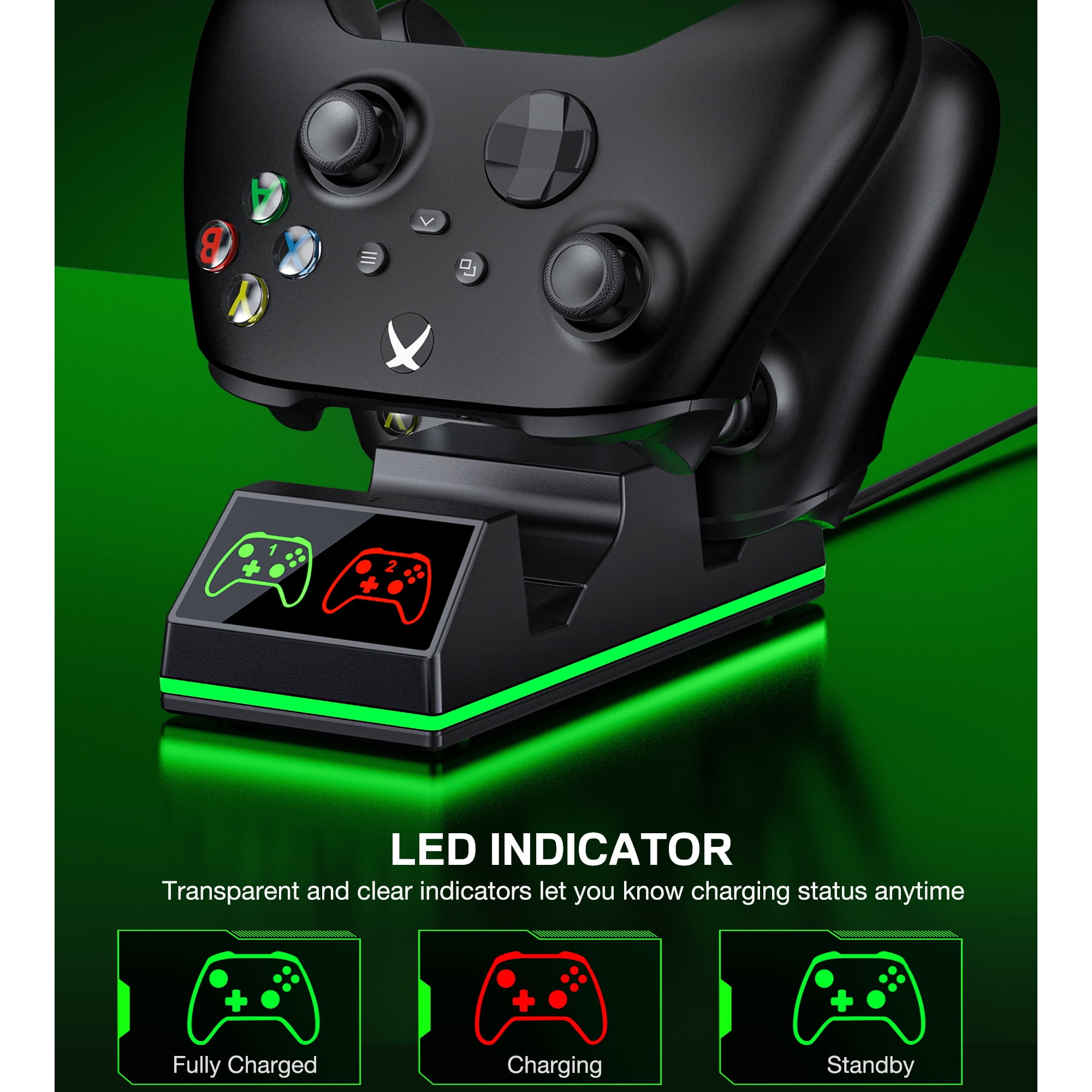 Beboncool Xbox Rechargeable Battery Pack with 2x4320mwh Battery Pack ...