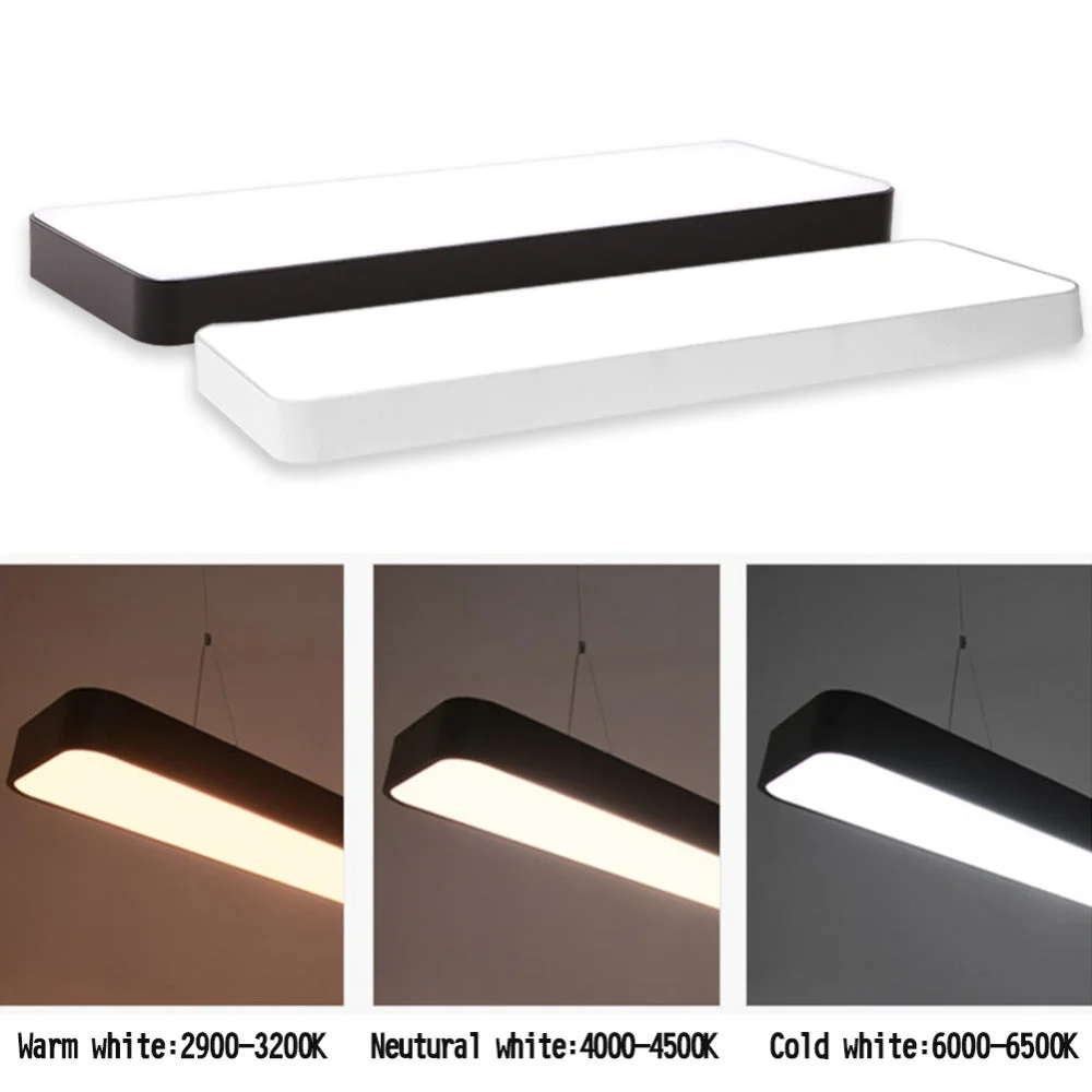 LED Modern Ceiling Light Lam Surface Mount Flush Panel Rectangle Lighting