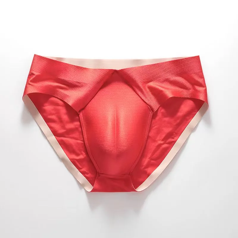 Men's Cross-Dressing Silk Briefs