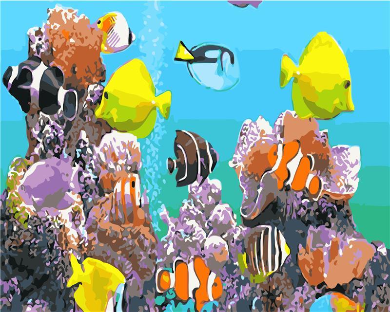 DIY Painting By Numbers | Fish