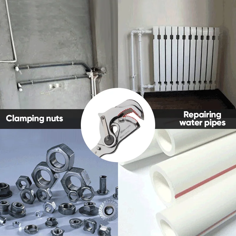 SAKER® Self-adjusting Pipe Wrench