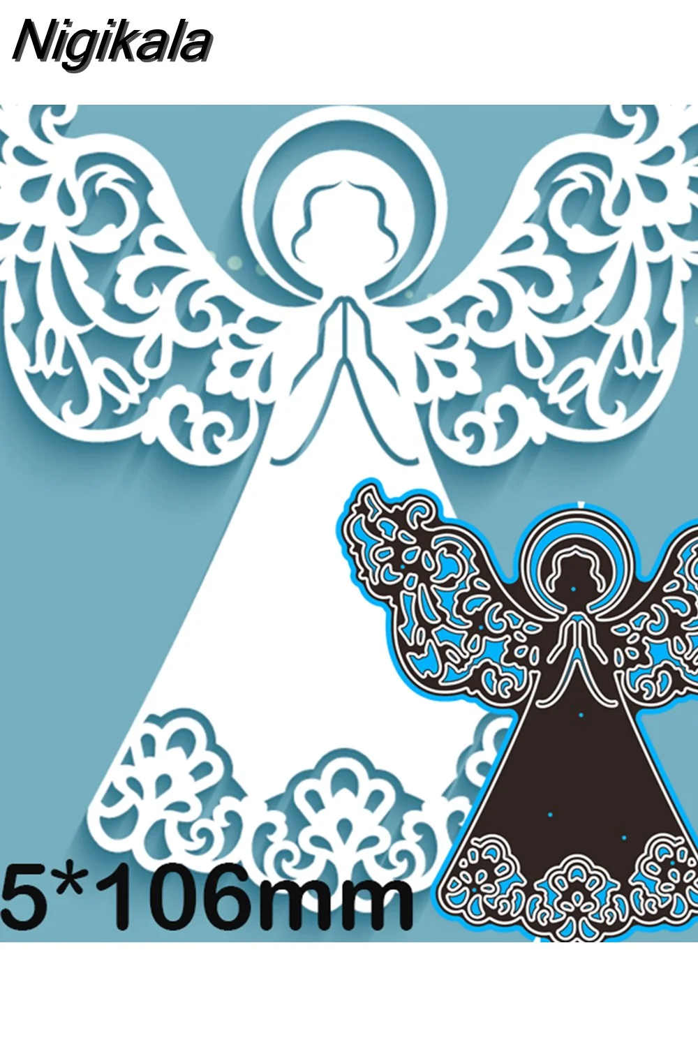 Nigikala Metal Cutting Dies Scrapbooking Different Forms of Angels DIY ...