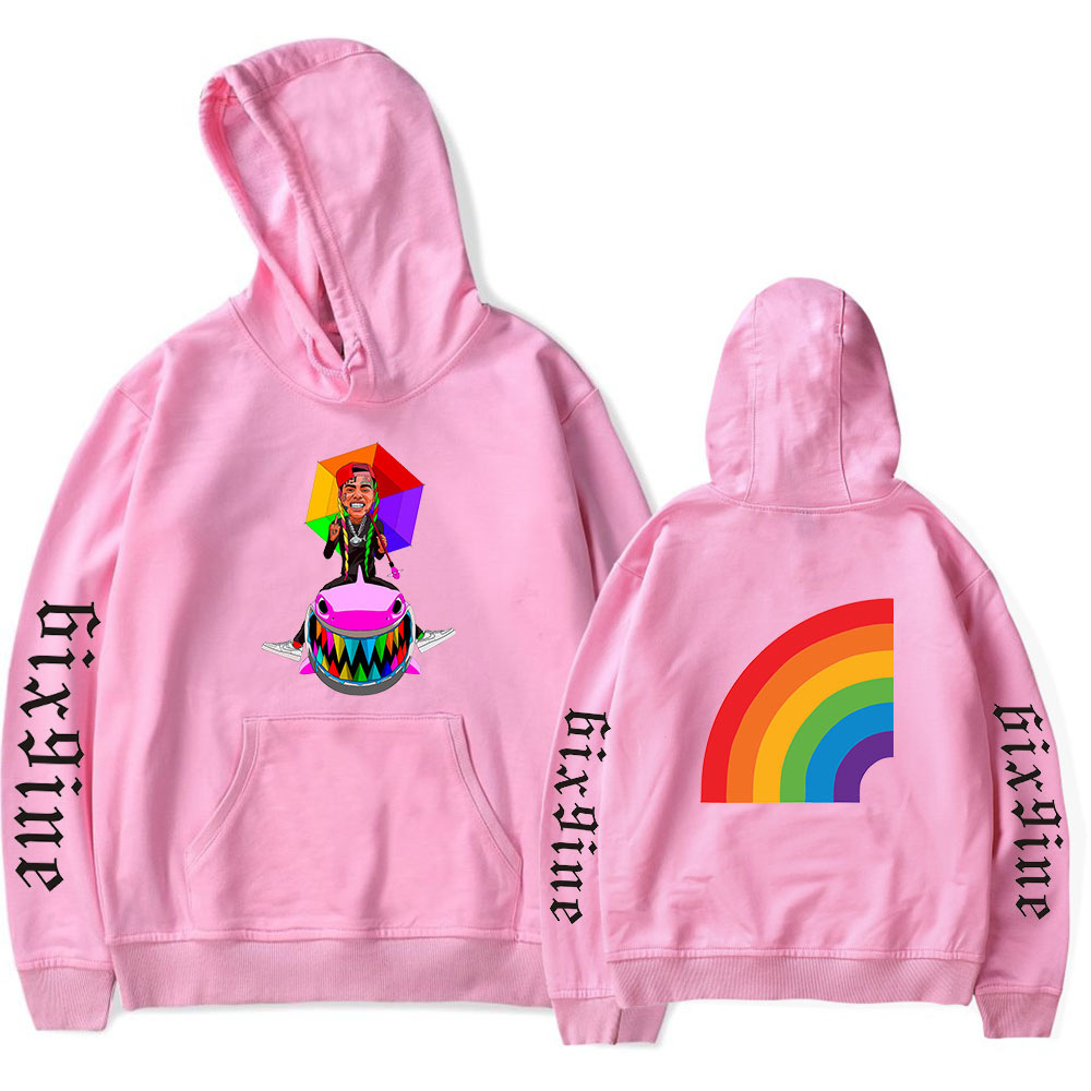 6ix9ine Hoodie Printed Sweatshirt Hooded Pullover