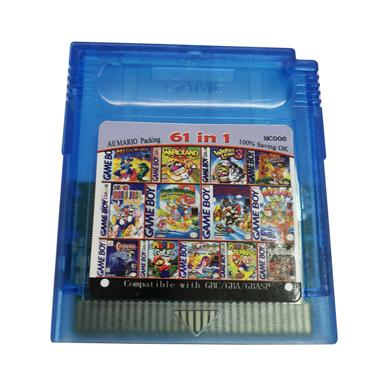 61 IN 1 Series Classic Collect Video Game Cartridge Console Card ...