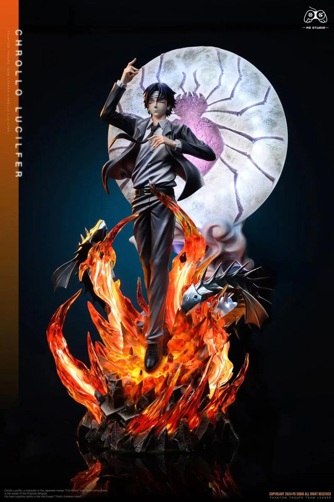 1/6 Scale Chrollo Lucilfer with LED - HUNTER X HUNTER Resin Statue - PG ...