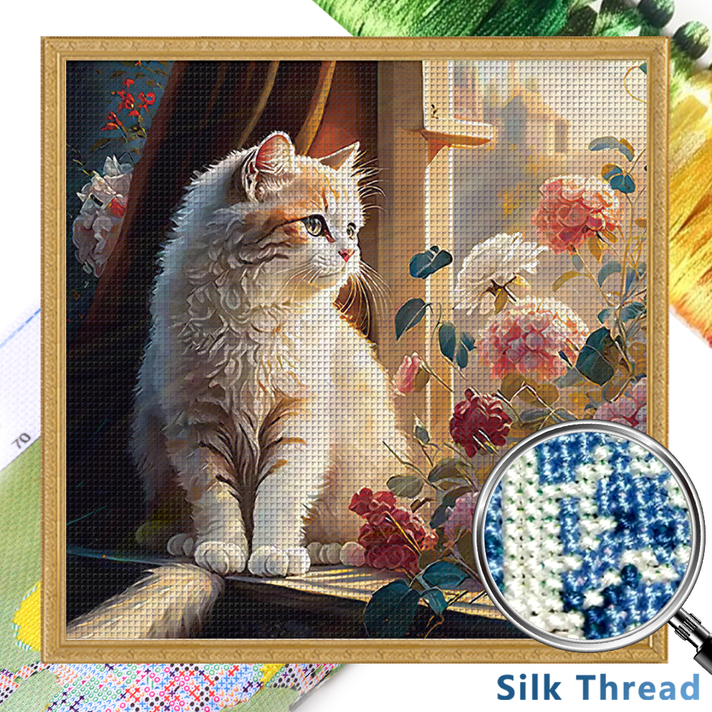 Silk Thread Cross Stitch