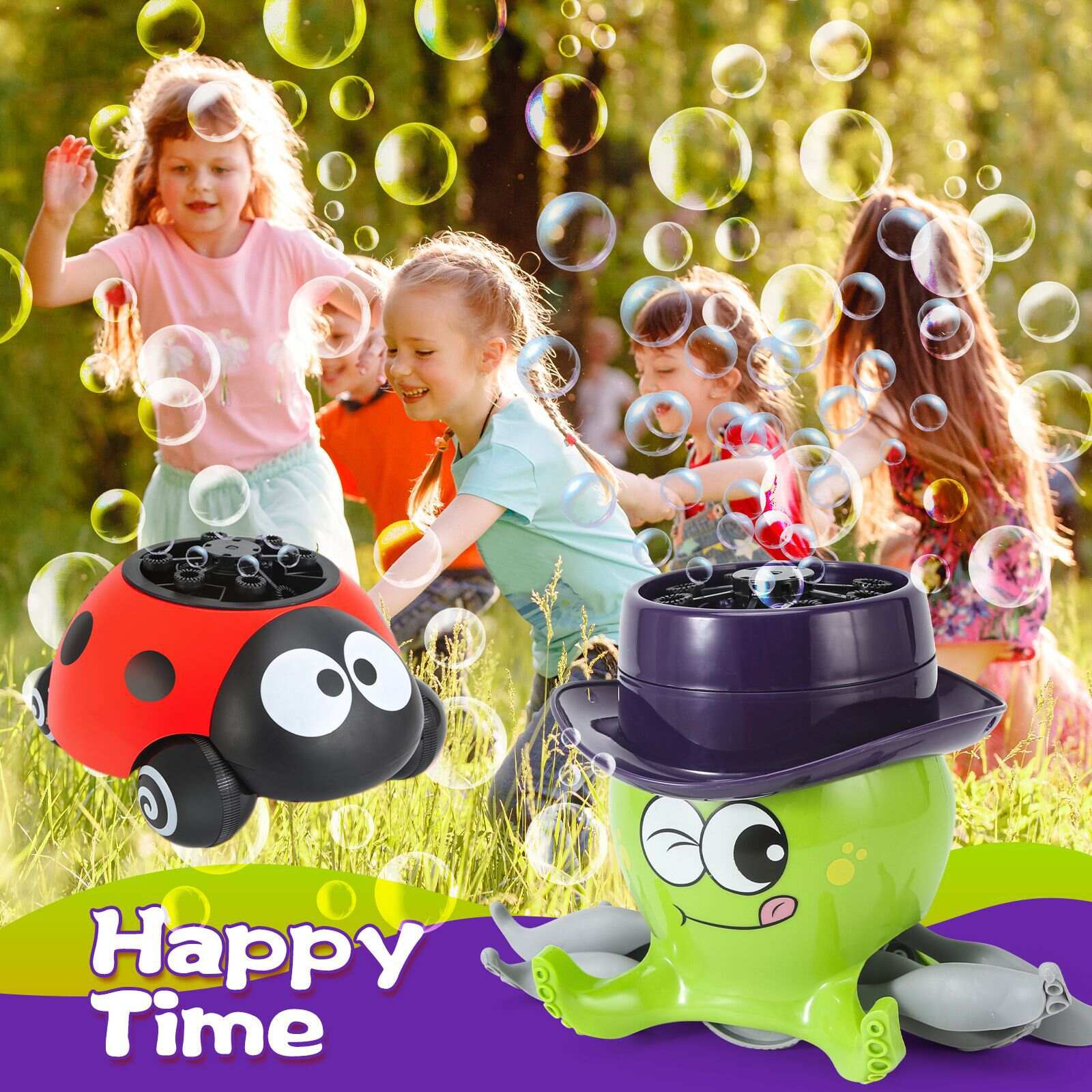 Ladybug Bubble Machine