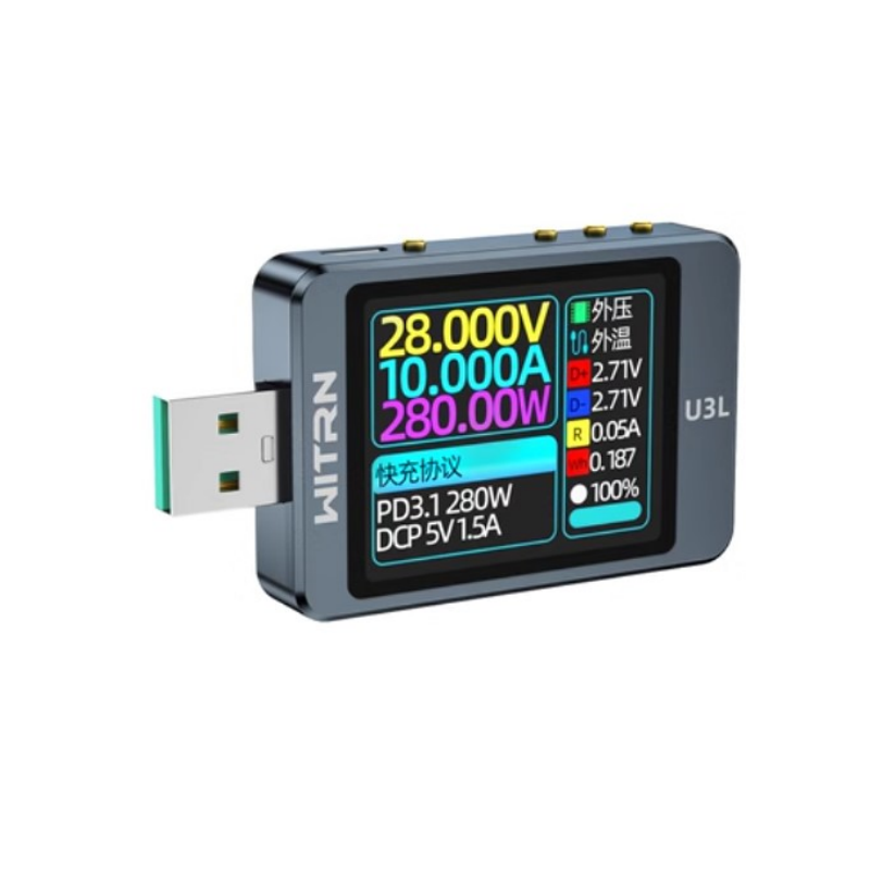 WITRN U3 U3L USB Tester Voltage Ammeter Detector PD3.1 Fast Charge ...