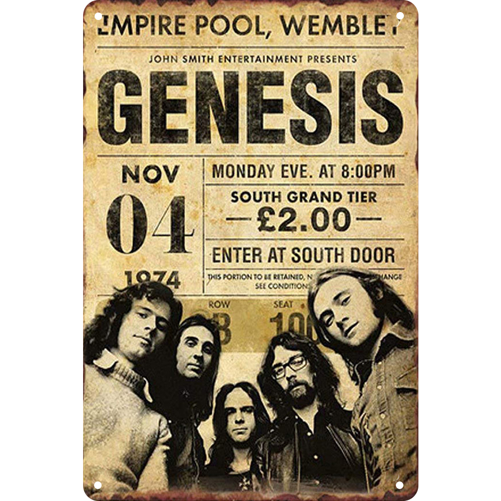 20*30cm/30*40cm - Genesis - Vintage Tin Signs/Wooden Signs