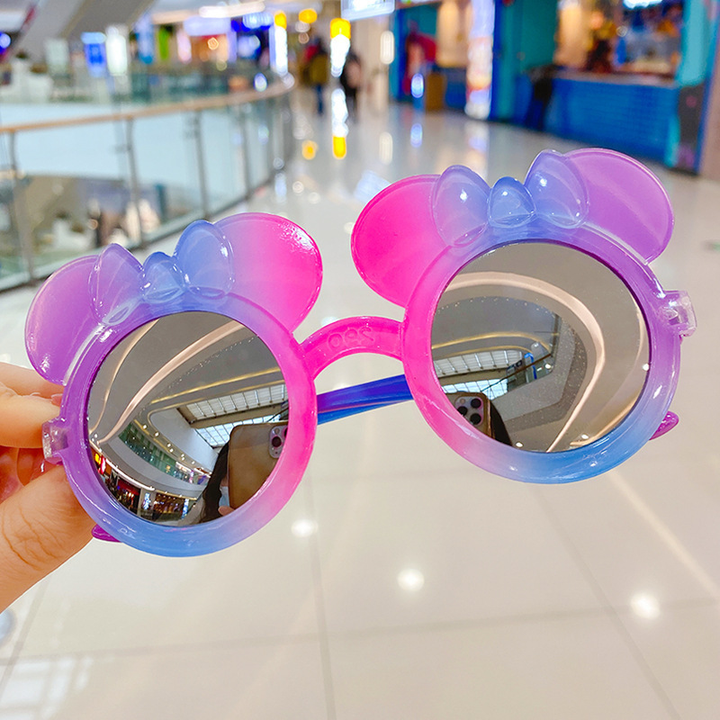 New Children's Small Frame Circle Form Sunglasses Girl Brand Designer ...