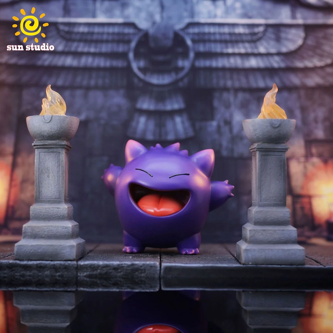 Crying Gengar & Happy Gengar & Vampire Gengar - Pokemon Statue - sun ...