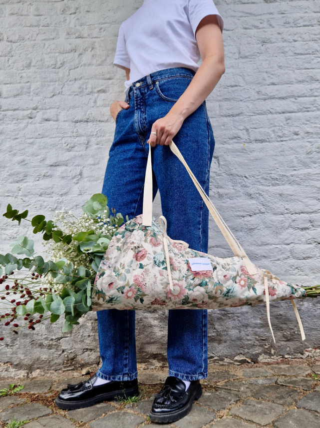 DIY Flower Bag Pattern Template - With Instructions