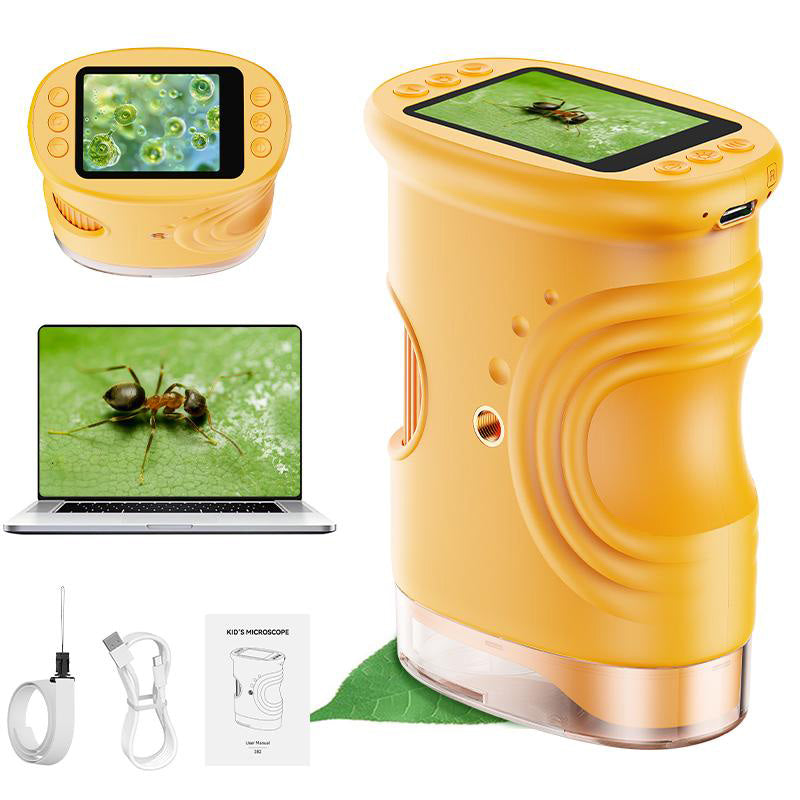 Saker 1000X Handheld Digital Microscope for Kids and Students, Portable ...