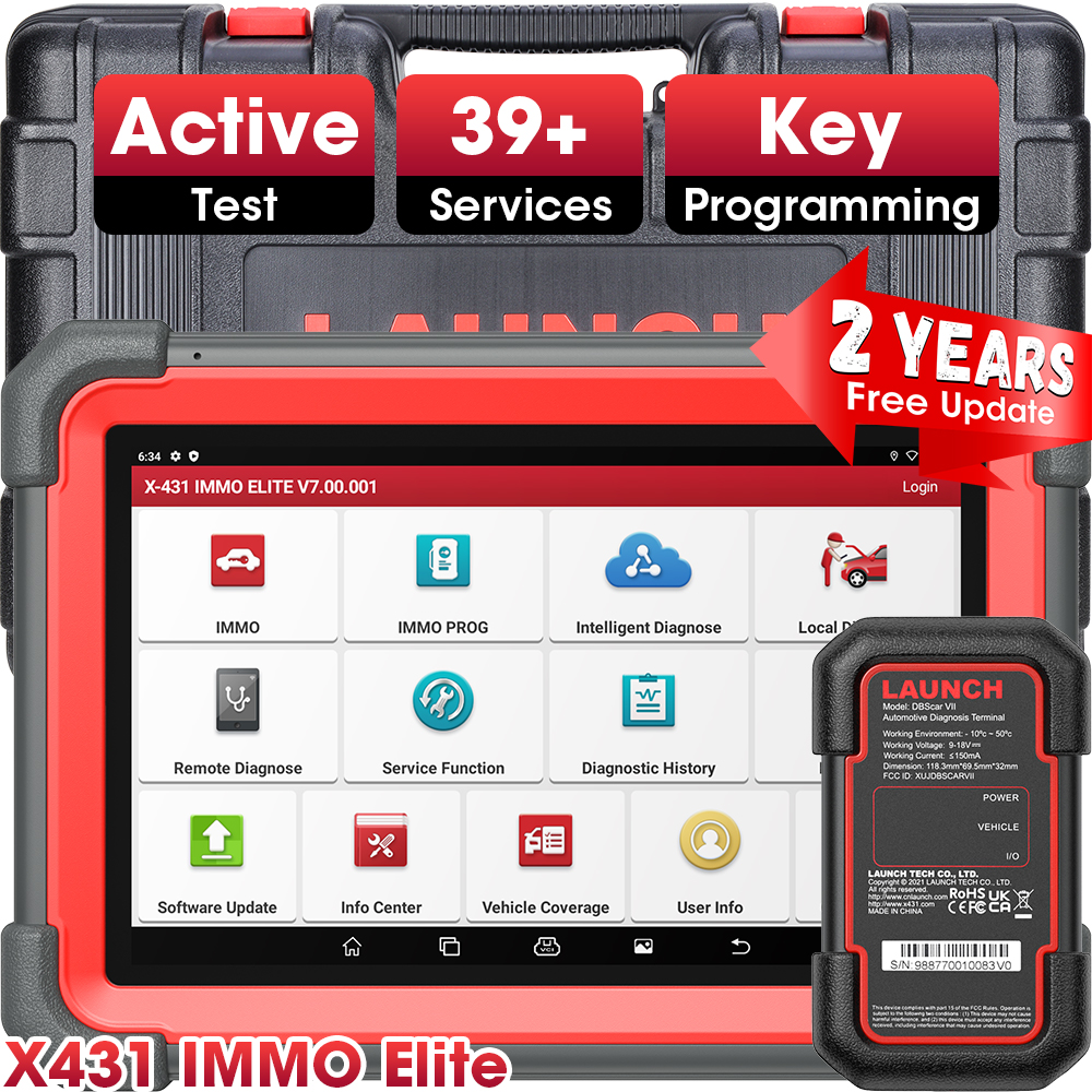 LAUNCH X431 IMMO Elite Complete Key Programming Tool with 2 Years Update