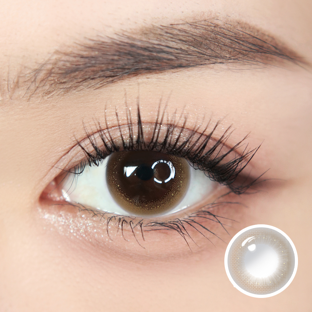 Crush Brown Colored Contact Lense