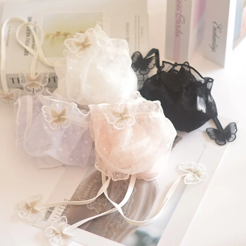 Billionm Underwear Unilateral Butterfly Tie Fairy Mesh Underwear Girls ...