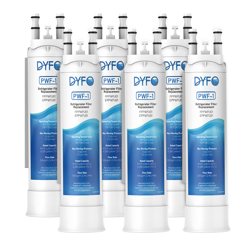6Pcs Compatible With EPPWFU01 Pure Advantage PWF-1 FPPWFU01 Water Filter