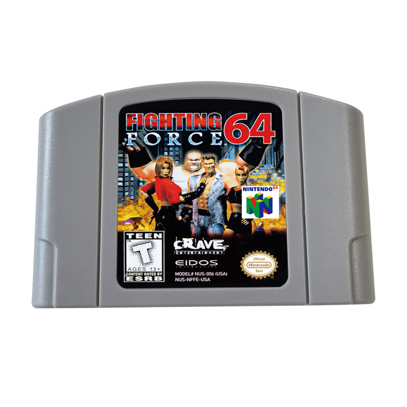 Fighting Force 64 N64 Cartridge For Nintendo 64 Game Console