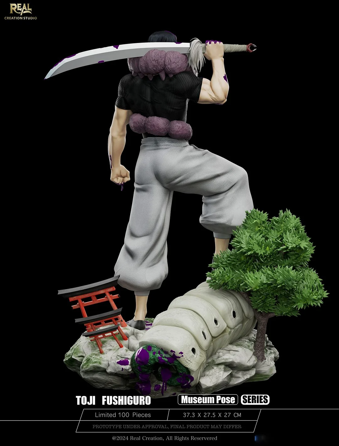 Museum Pose Series Toji Fushiguro - Jujutsu Kaisen Resin Statue - Real ...