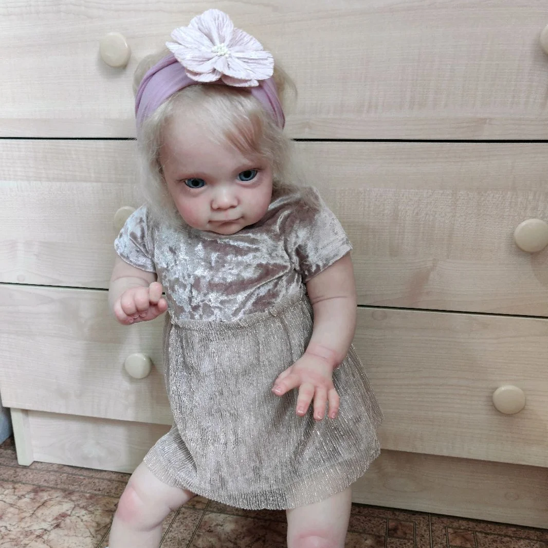 12" Realistic Soft Silicone Vinly Reborn Baby Cute Girl Doll Khloe