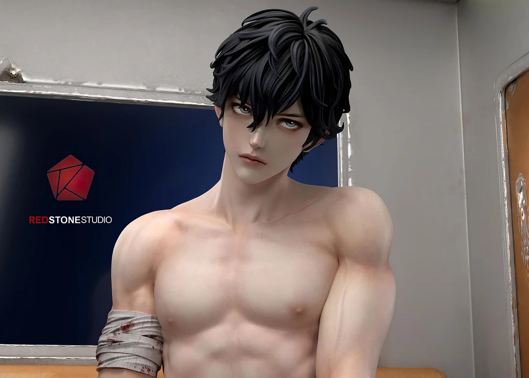 1/6 Scale Ren Amamiya with LED - Megami Tensei/Persona 5 Statue - Red Stone Studio