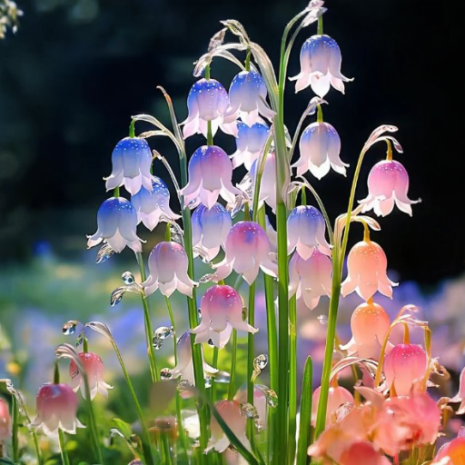 Colorful lily of the valley seeds