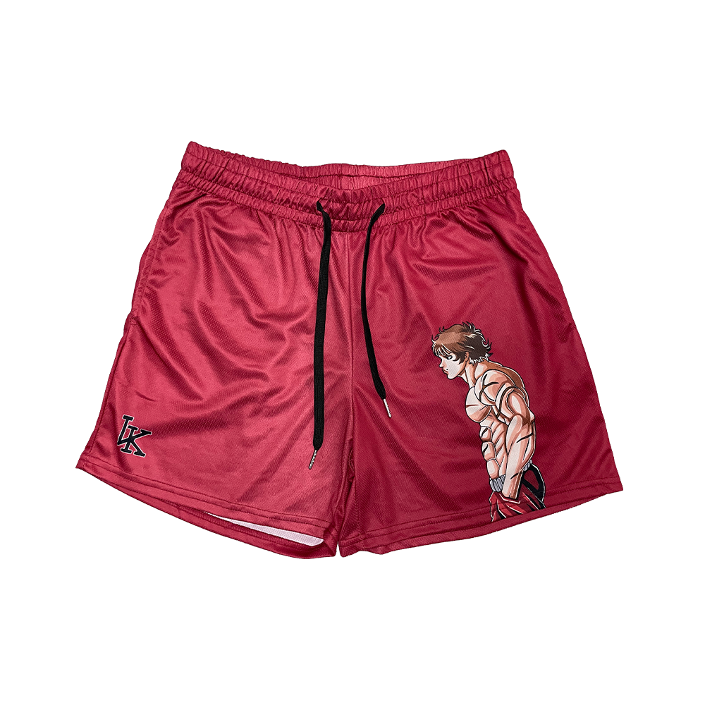 Grappler Side Pose Shorts - Red