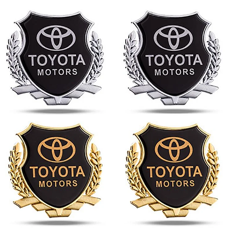 3D Car Metal Body Sticker 2PCS