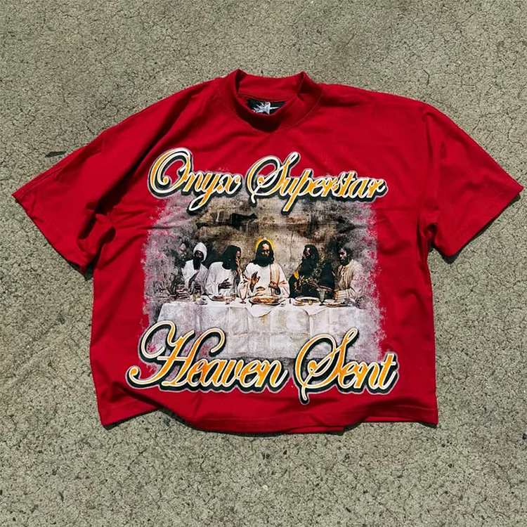 Vintage Jesus Cropped T-Shirt