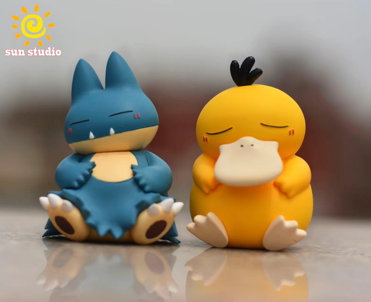 Sleepy Psyduck & Munchlax - Pokemon Resin Statue - sun Studio [In Stock]