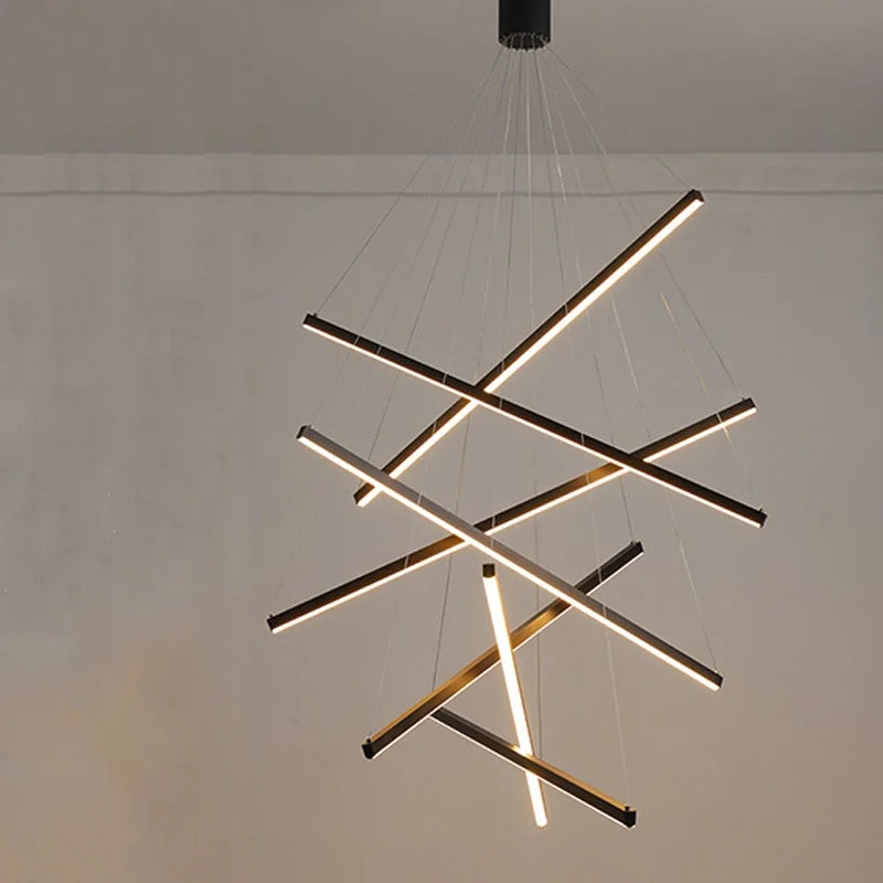 Simple Creative Personality Long LED Line Lamps