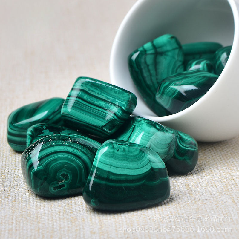 Malachite Stone Tumbled Healing Energy Crystal Stone