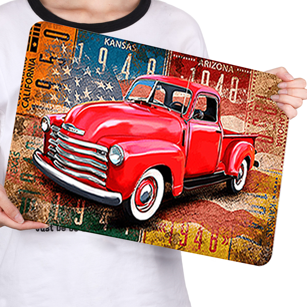 [Big Size]Red Car - Metal Tin Signs(12*16Inch) - Garage&Transport