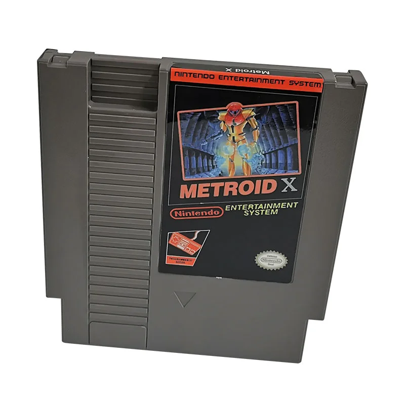Metroid X For Nintendo NES - 8 Bit Game Cartridge