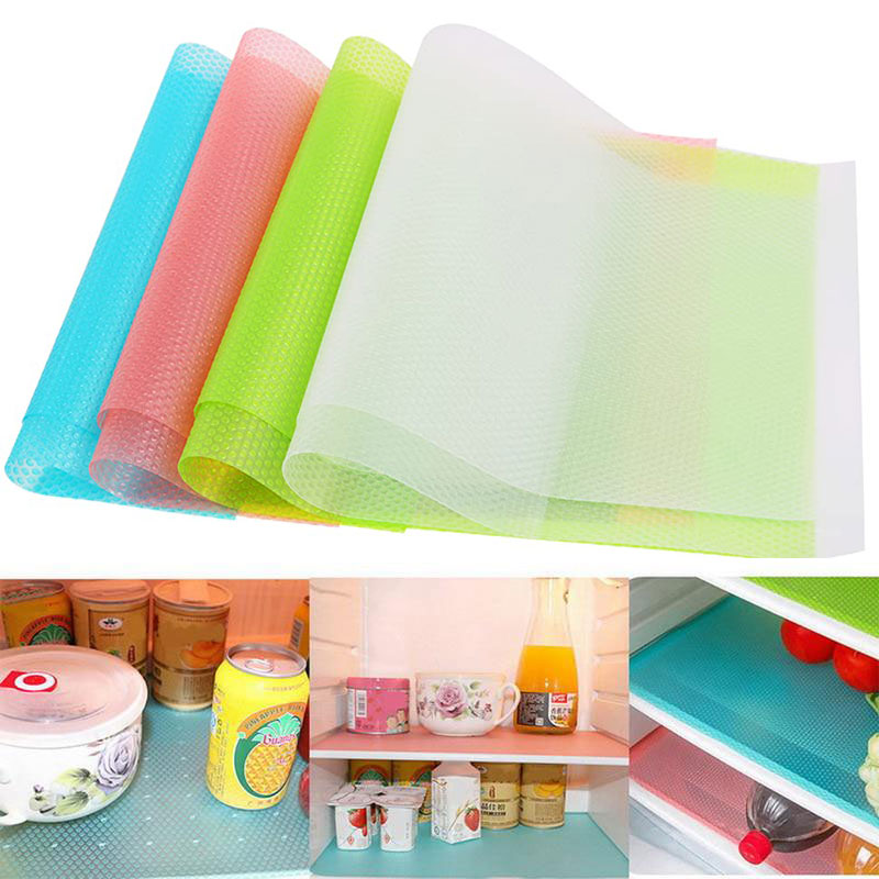 4/8pcs Moisture-proof Refrigerator Mats Antibacterial Waterproof ...