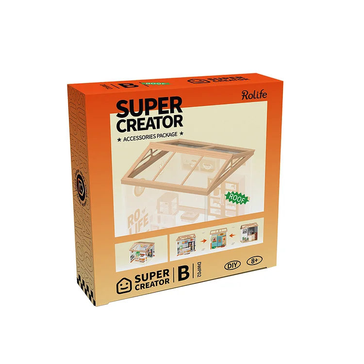 Rolife Super Creator Plastic DIY Miniature House