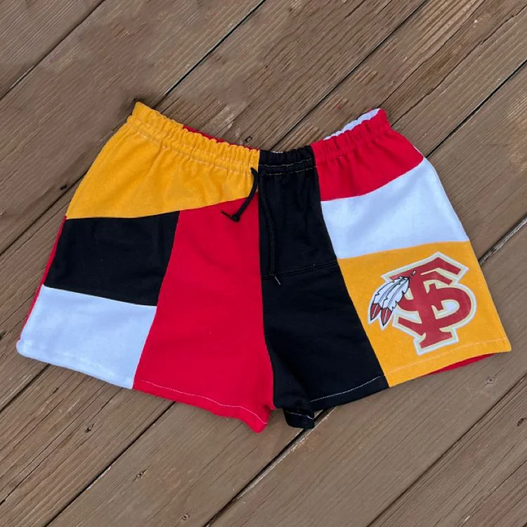 Varsity Color Panel Shorts