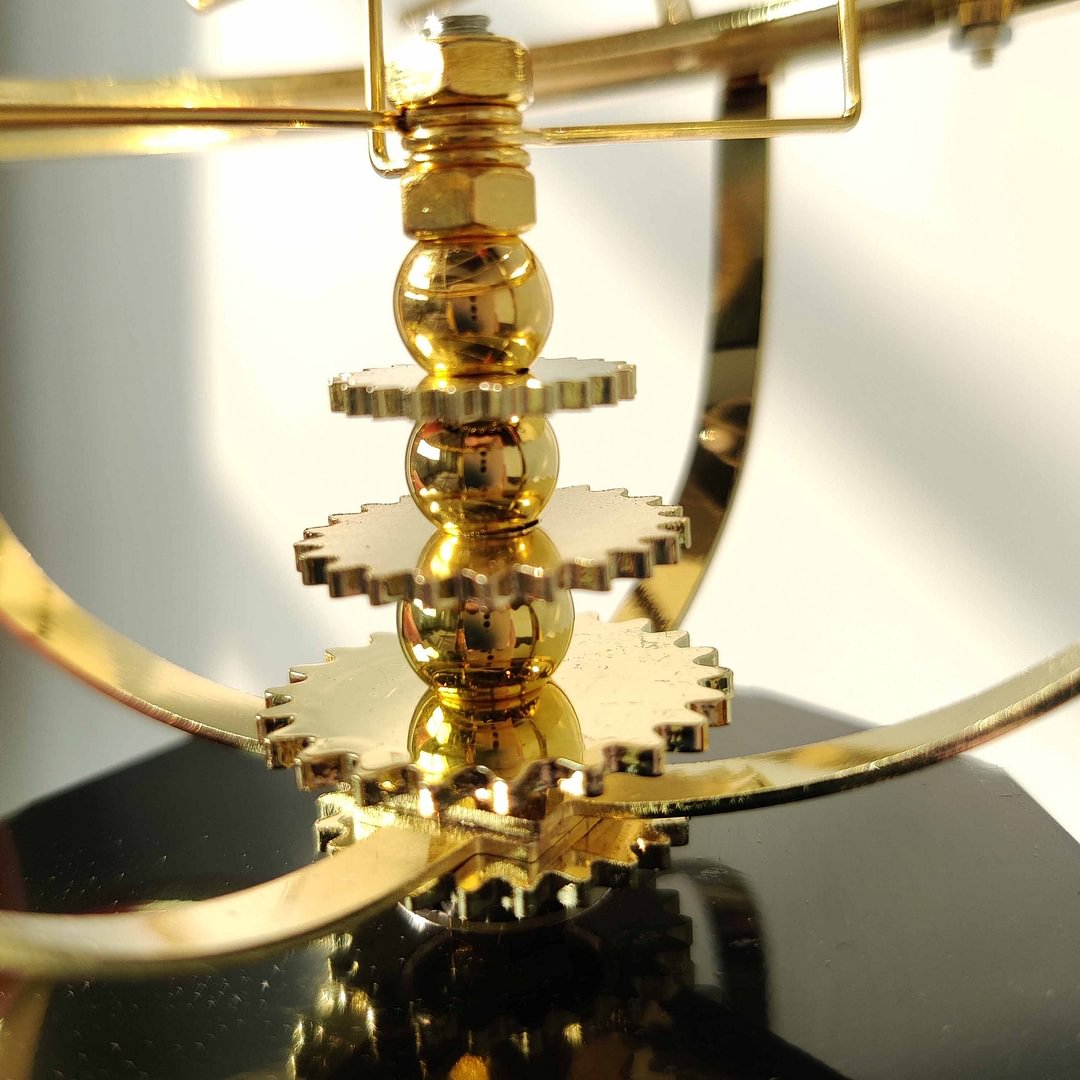 Armillary Sphere with Internal Orrery Model of The Solar System