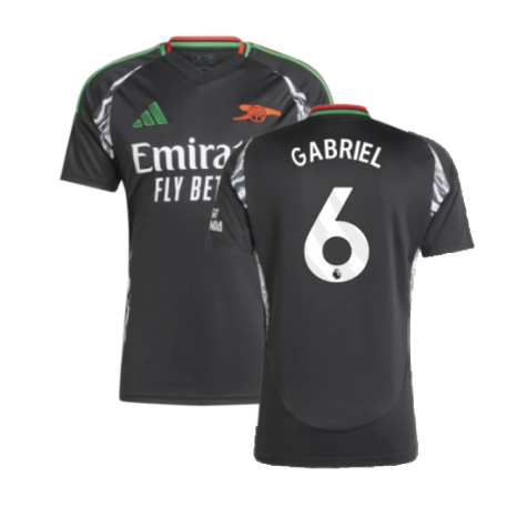 Maillot Arsenal Gabriel Magalhaes 6 Extérieur 2024-2025