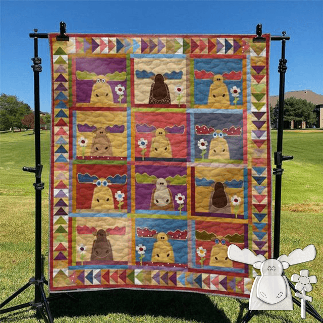 Moose Quilt Patterns Template Set-With Instructions