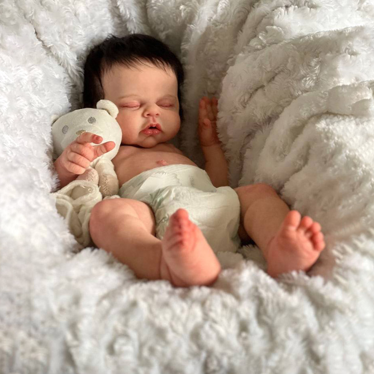 12"&16" Fully Squishy Super Realisitc Reborn Baby Boy or Girl Dolinia ...