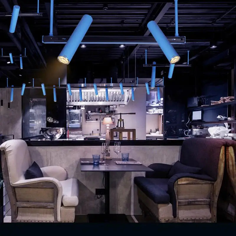 Modern Long Tube LED Track Light, New Space Design Cool Office Bar ...