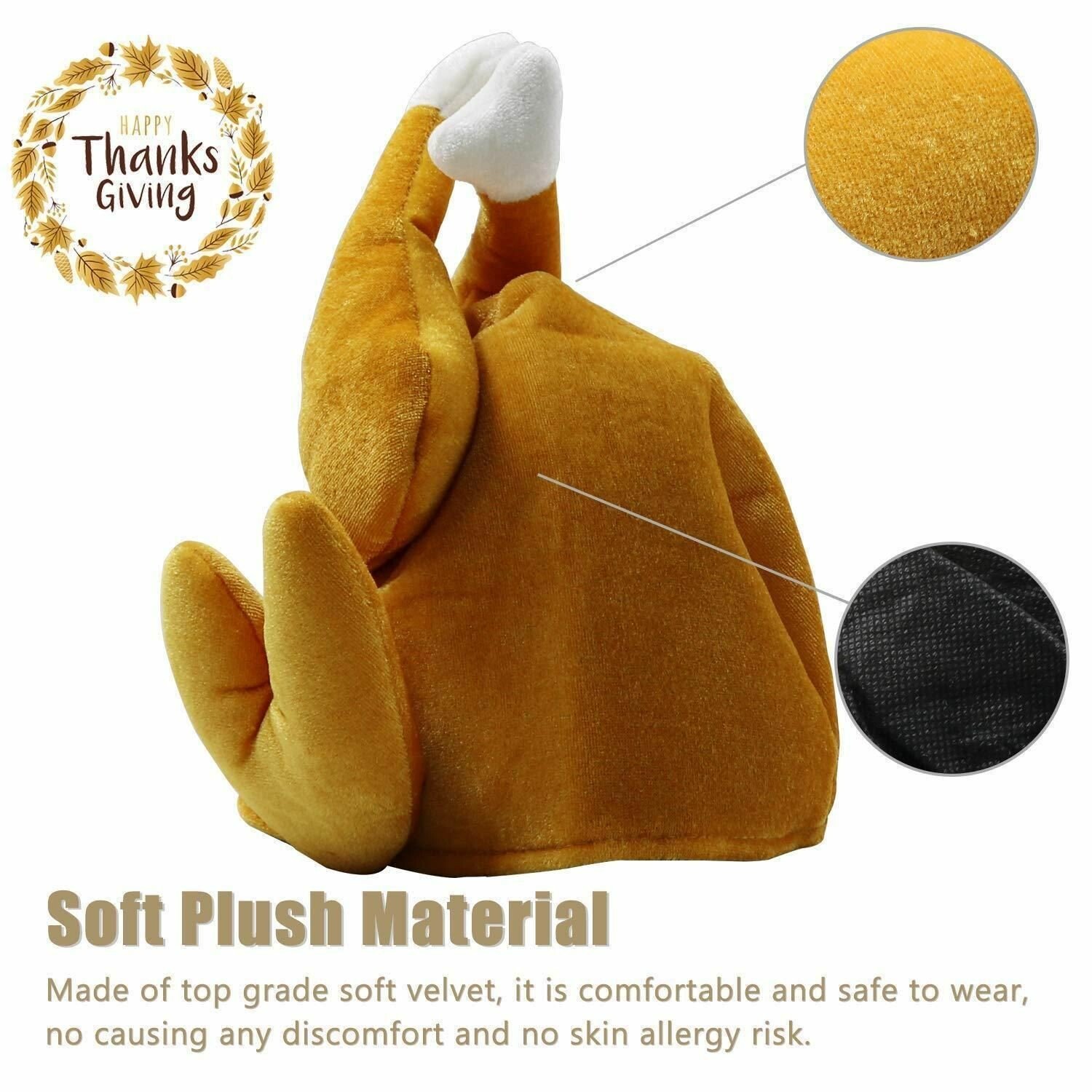 Perfect decoration for Thanksgiving-Electric turkey cap