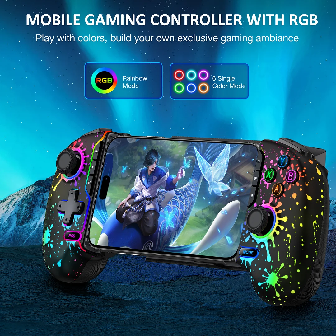 BEBONCOOL MC302 Mobile Phone Hall Effect Controller Type-C Gamepad ...