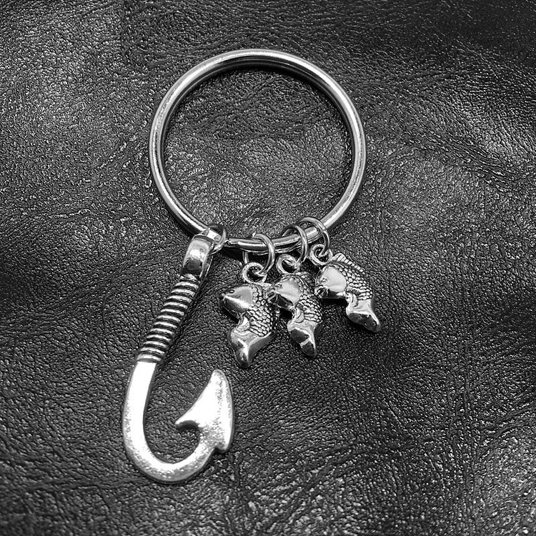 Fishing Hook Keychain