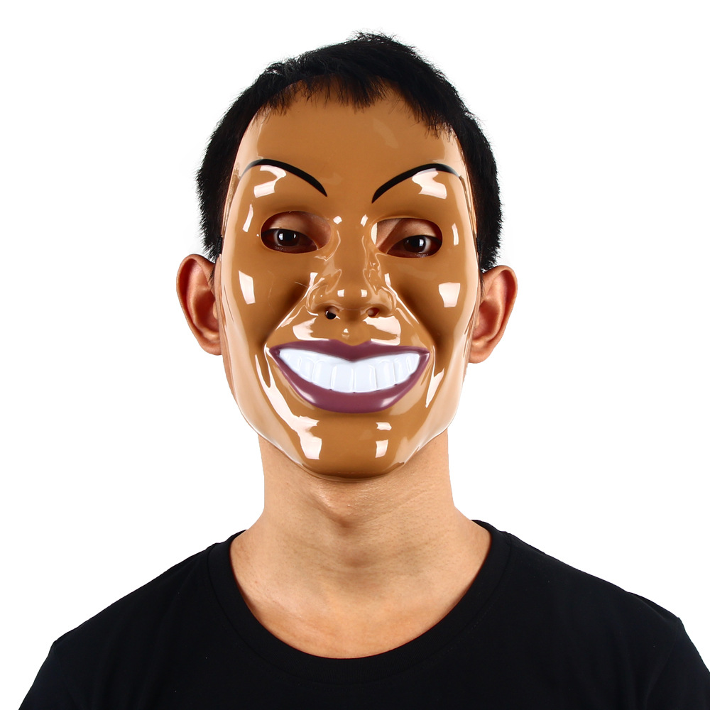 Purge Mask Smiling Face Plastic Movie Plot Halloween Masquerade Cosplay ...
