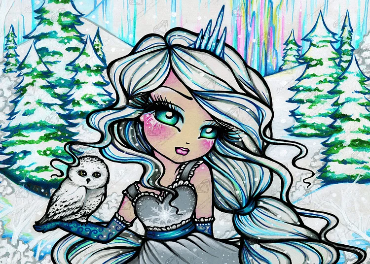 Diamond Painting - Full Round - Ice Princess (2nd Edition) (30*40CM)