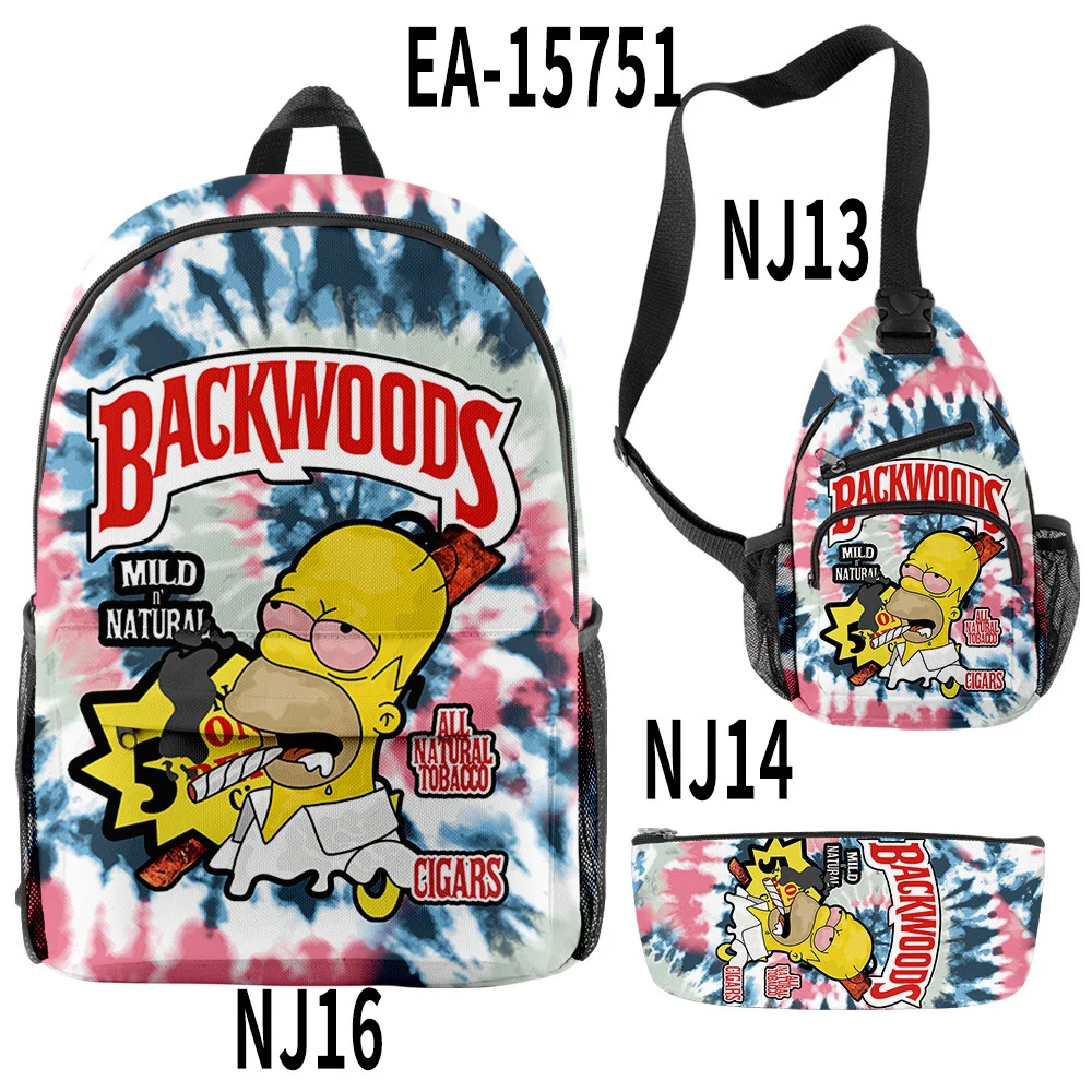 Bart Simpson Backpack Backwoods Backpack Set Cigar Backpack