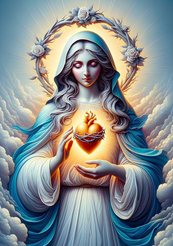 Virgin Mary (velvet cloth) AB drill full round/square diamond painting