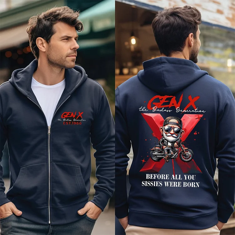 Gen X Cool Biker Shirt, Generation X Custom Year Badass Generation T ...